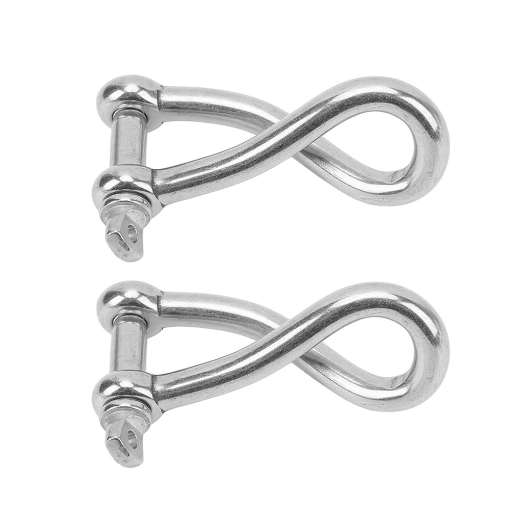 ROCKROK Stainless Swivels Bolt Shackle for Sailing Rigging Boating ...