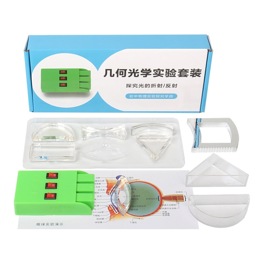 ROCKROK Triangular Semicircle Rectangle Concave Biconvex Lens Set ...