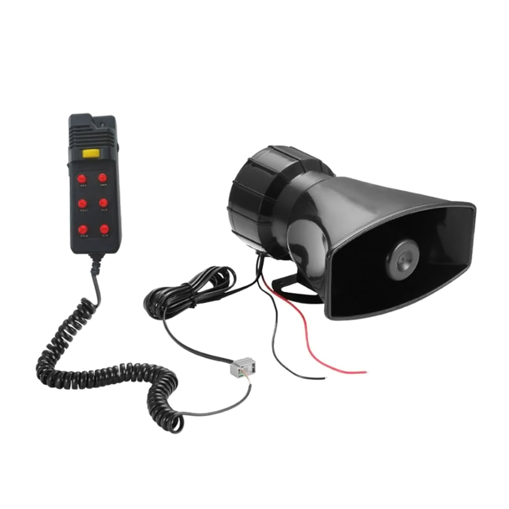 ROCKROK Vehicle Warning Alarm Siren Loudspeaker with Mic for Firemen ...
