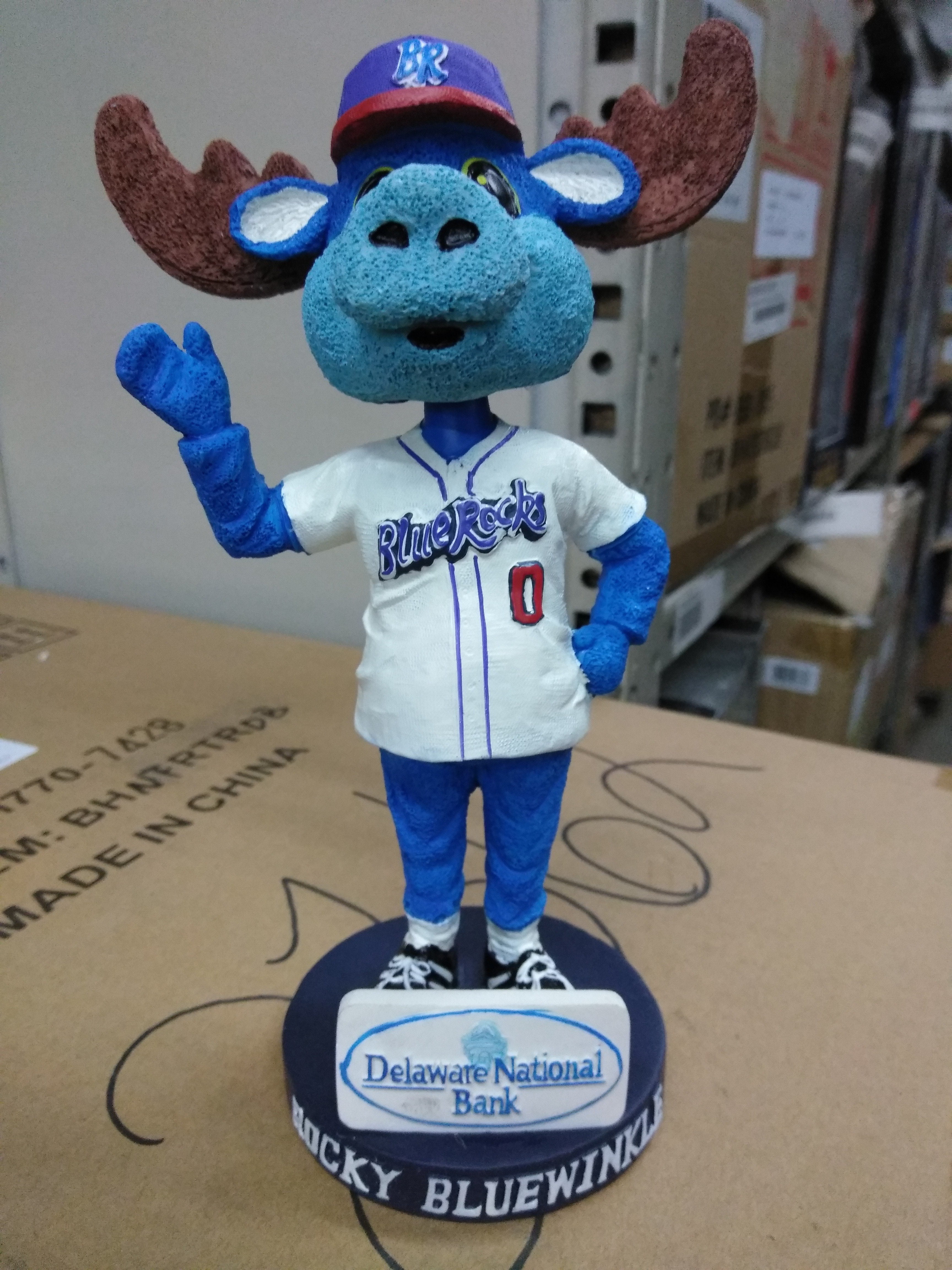 ROCKY BLUEWINKLE #0 BLUE ROCKS Bobblehead - Walmart.com