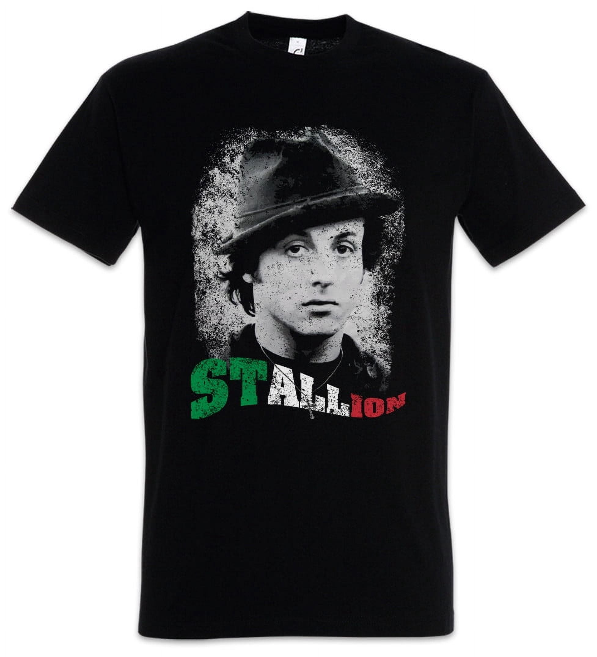 ROCKY STALLION T-SHIRT Boxing Fan Club Italian Balboa T Shirt - Walmart.com
