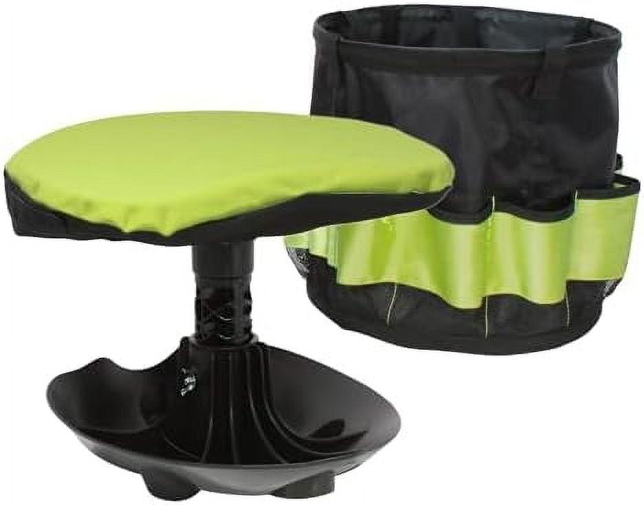 ROCKr wiith Cushion and Tool Toter Bucket | Garden Rocker Seat and ...