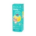 ROCS Baby 0-3 Years Toothpaste 45 gr / Banana Puree - Walmart.com