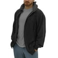 ROCXL Men's Big & Tall Midweight Fleece Zip Hoodie Jacket, Sizes 3XL to ...