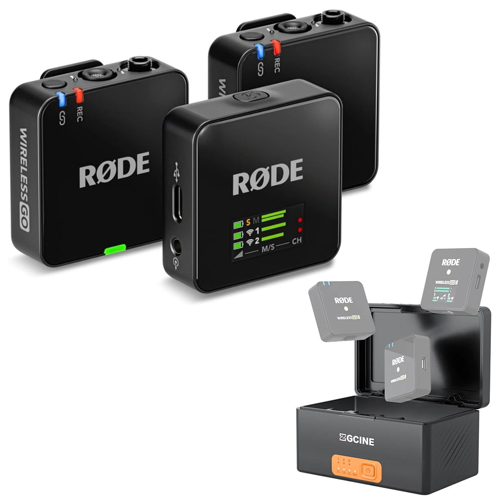 RODE Wireless GO (Gen 3) 2-Person Compact Digital Wireless Microphone ...