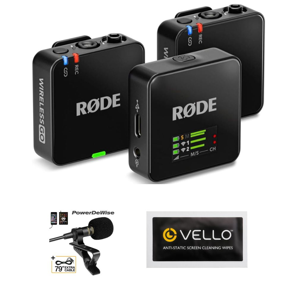 RODE Wireless GO (Gen 3) 2-Person Compact Digital Wireless Microphone ...