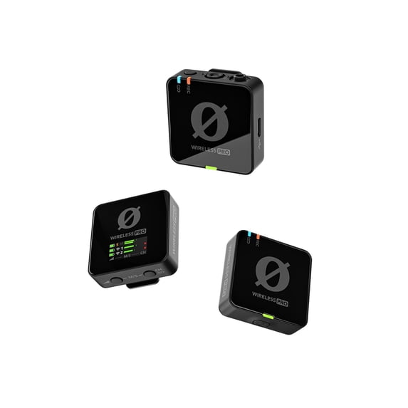 Rode Wireless PRO Clip-On Lavalier Mics, USB-C, 32-Bit Float Recording ...