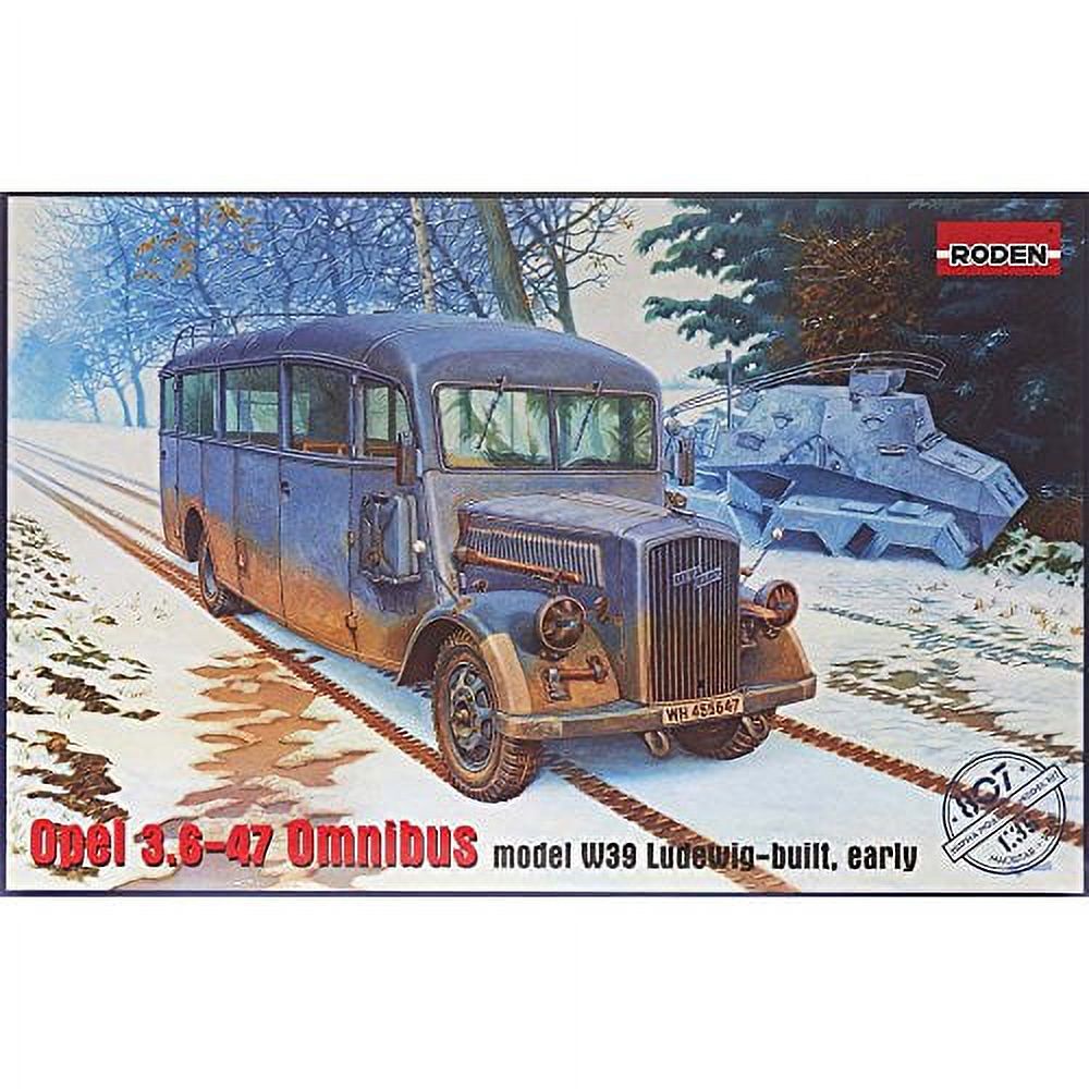 RODEN PLASTIC MODELS 807 1:35 Opel Blitz 3.6-47 Model W39 Ludewig Early ...