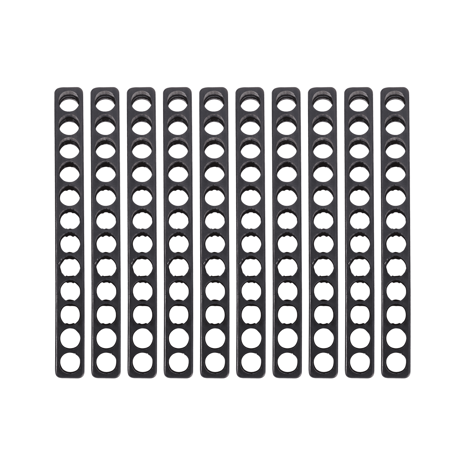 RODSHAKE 10Pc 12 Holes Plastic Screwdriver Bits Storage Deck ...