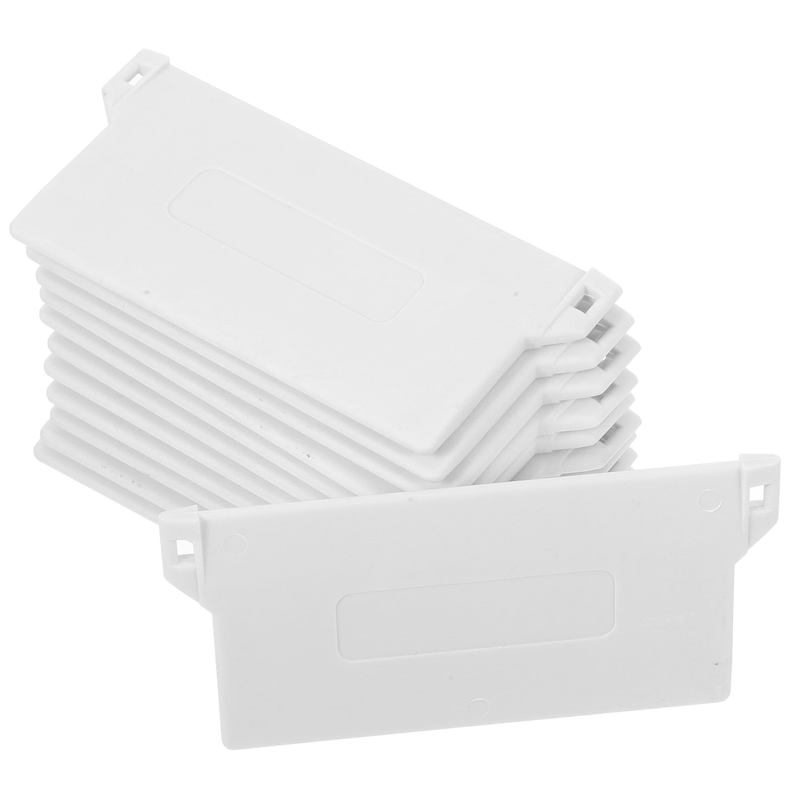 RODSHAKE 12Pcs Vertical Curtain Bottom Plates Plastic Vertical Blinds ...