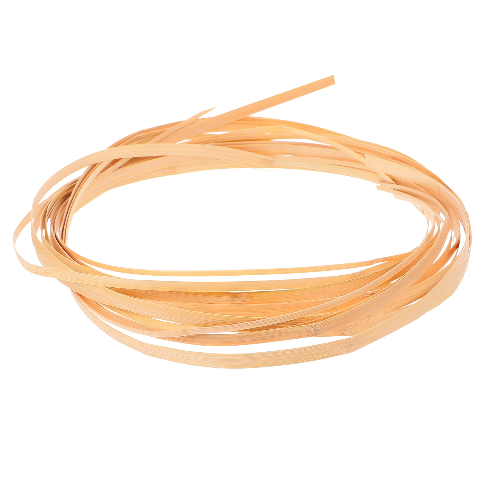 RODSHAKE 4 Rolls Wood Strips Material Natural Plant Rattan Basket ...