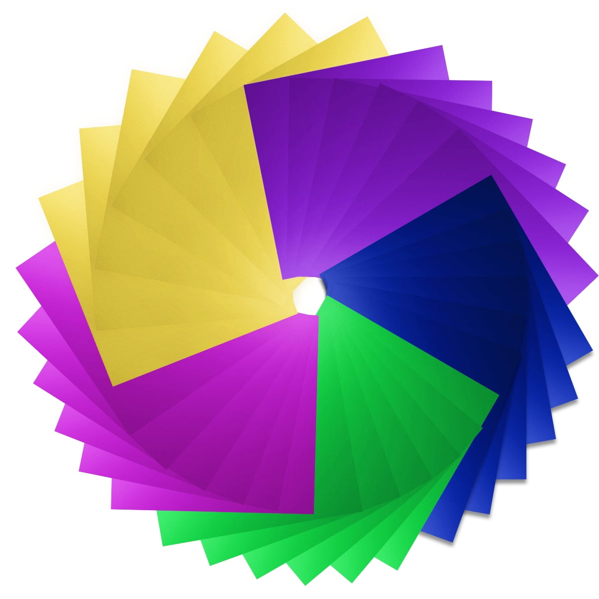 RODSHAKE 5 Packs Square Sweets Paper Chocolate Candy Wrappers Colored ...