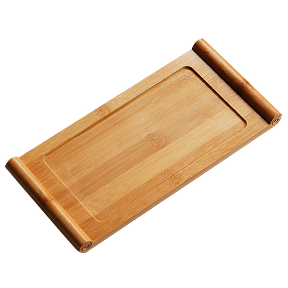 RODSHAKE Bamboo Serving Tray Rectangle Bamboo Tea Serving Tray Rounded ...