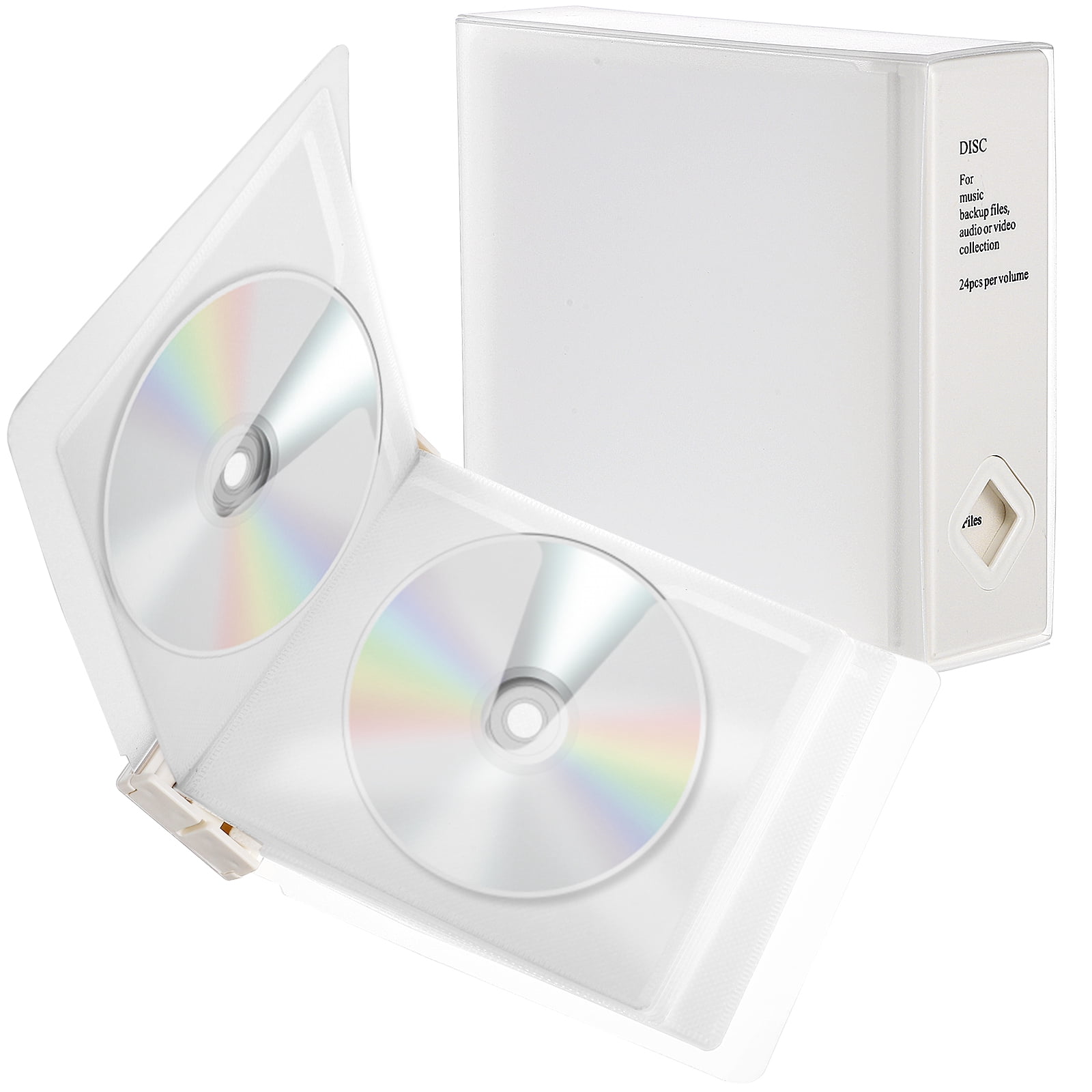 HONMEET Office CD Holder Abs 1 Set 5.42x6.09x1.65in - Walmart.com