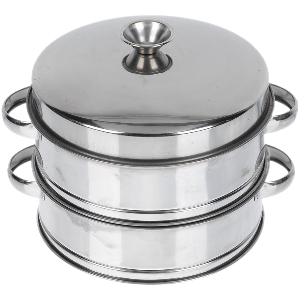 RODSHAKE Cooking Steamer 2-Tier Stainless Steel Food Steamer Bun ...