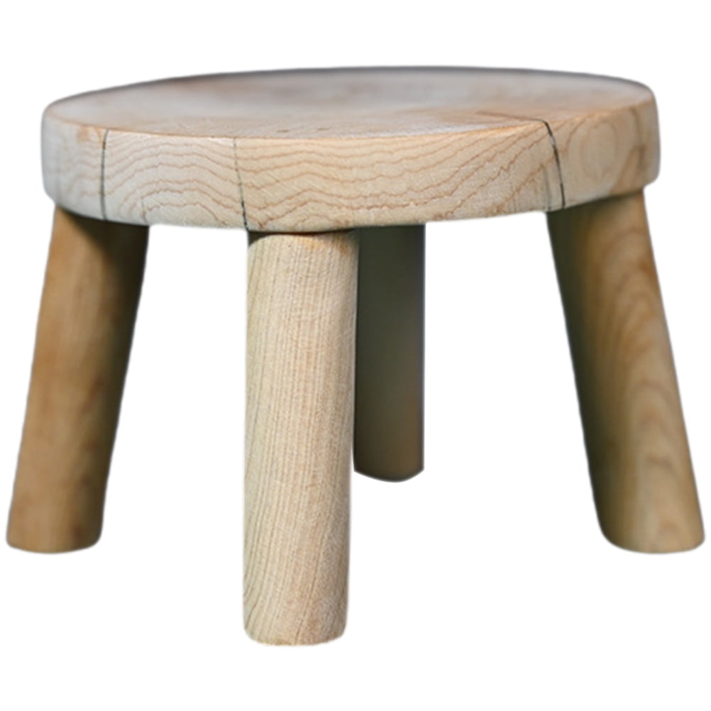 HONMEET flower display rack Display Stool Dark Red Wood Finish 1Set ...