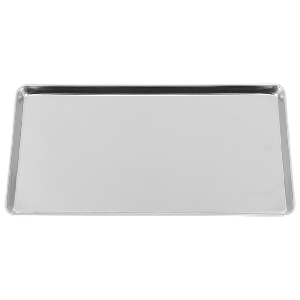 HONMEET Rectangular Rodshake Stainless Steel Pan Silver for Home and ...