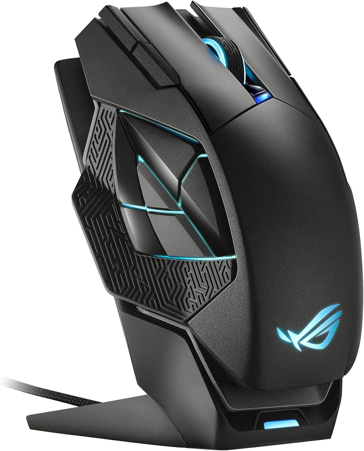 ROG Spatha X Wireless Gaming Mouse – MMO/MOBA Design, 12 Programmable ...