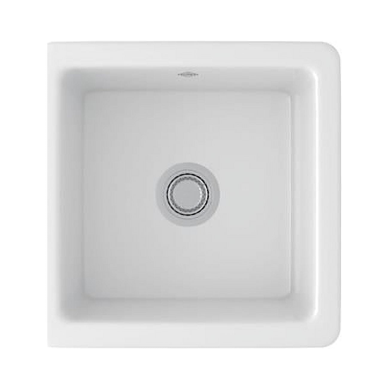 ROHL RC1818WH Multicolor Fireclay 18.125 Inch Square Undermount Single ...