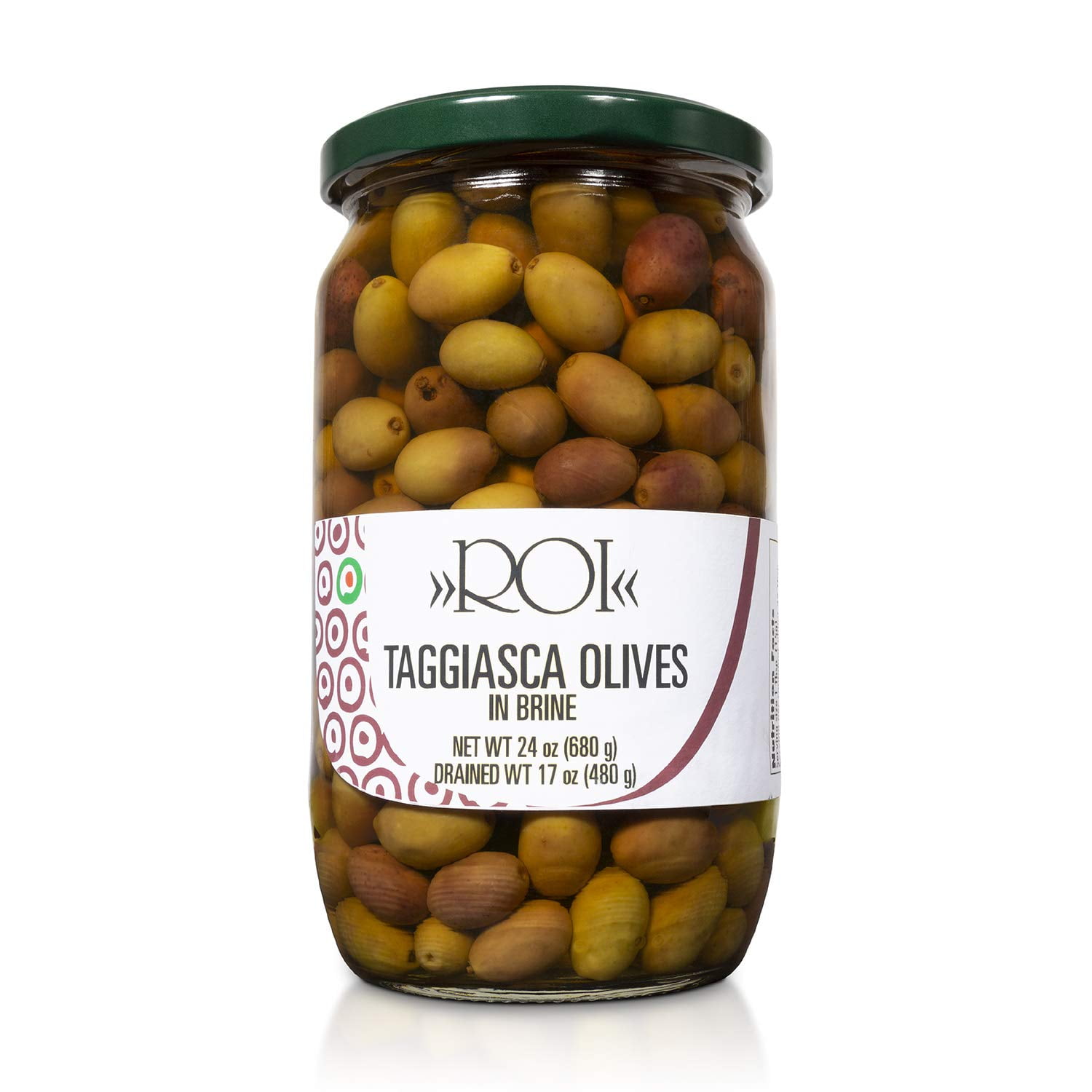 ROI Italian Taggiasca Olives in Brine - Whole Olives with Pits ...