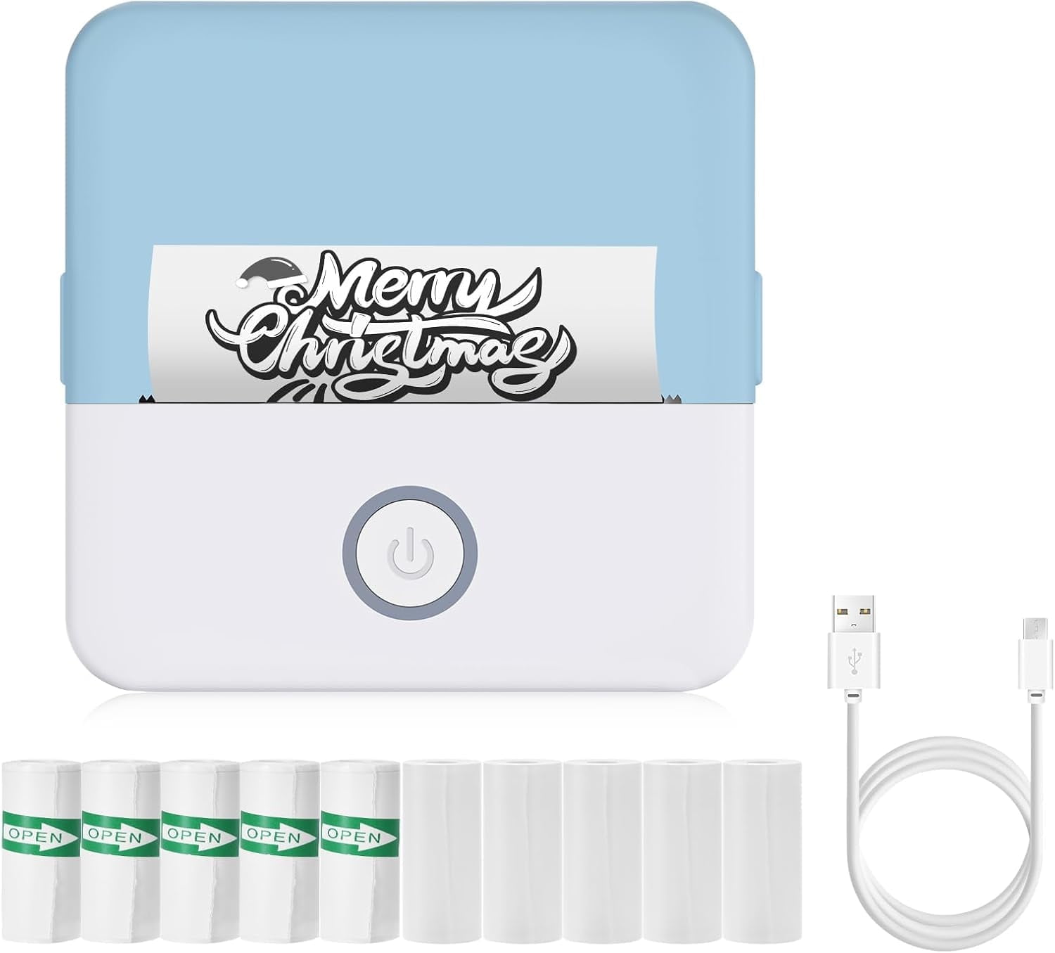 ROJAX Print Pods Mini Bluetooth Thermal Printer, Inkless Portable ...