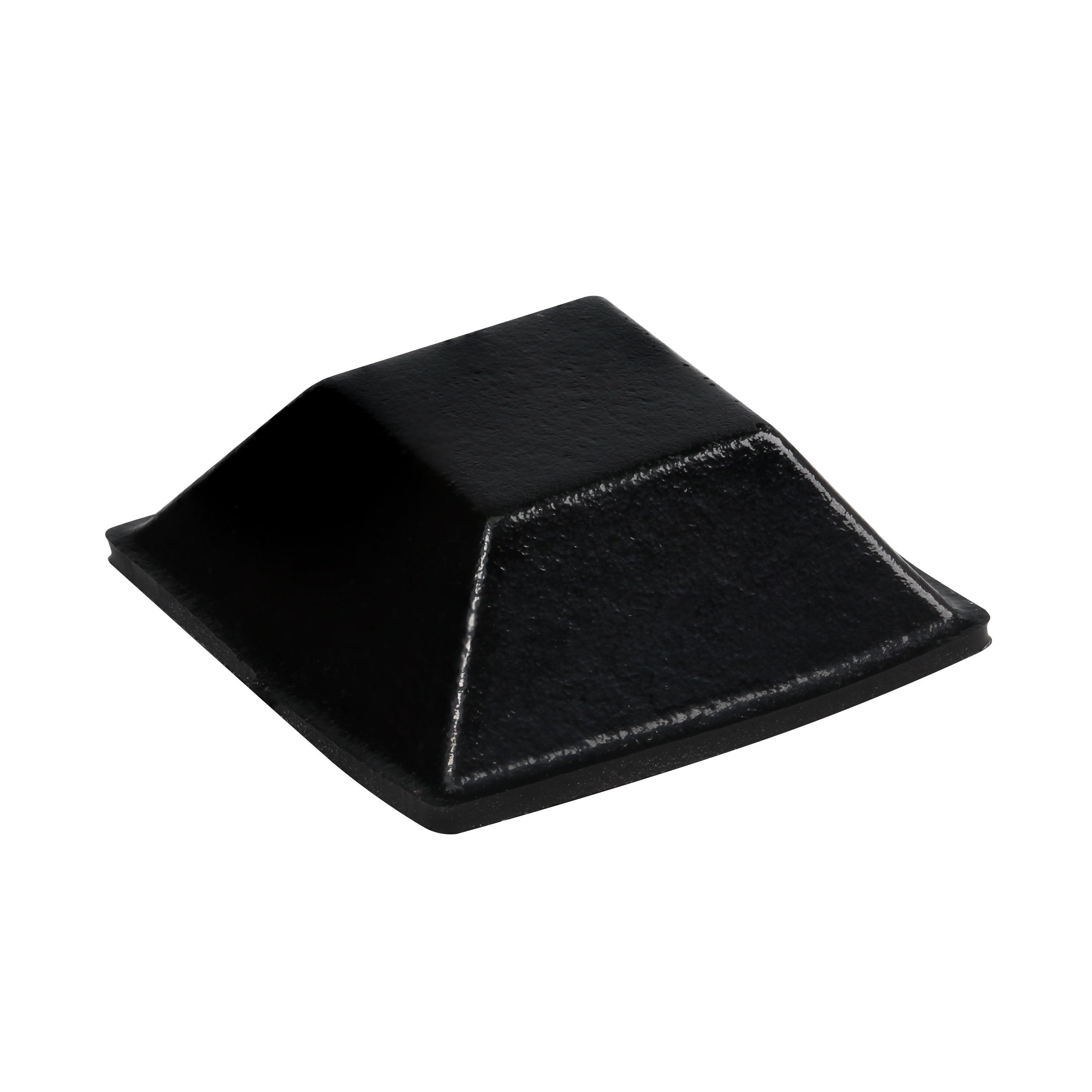 ROK Hardware 49 Pack of Big Black Square Pyramid Self-Adhesive Rubber ...