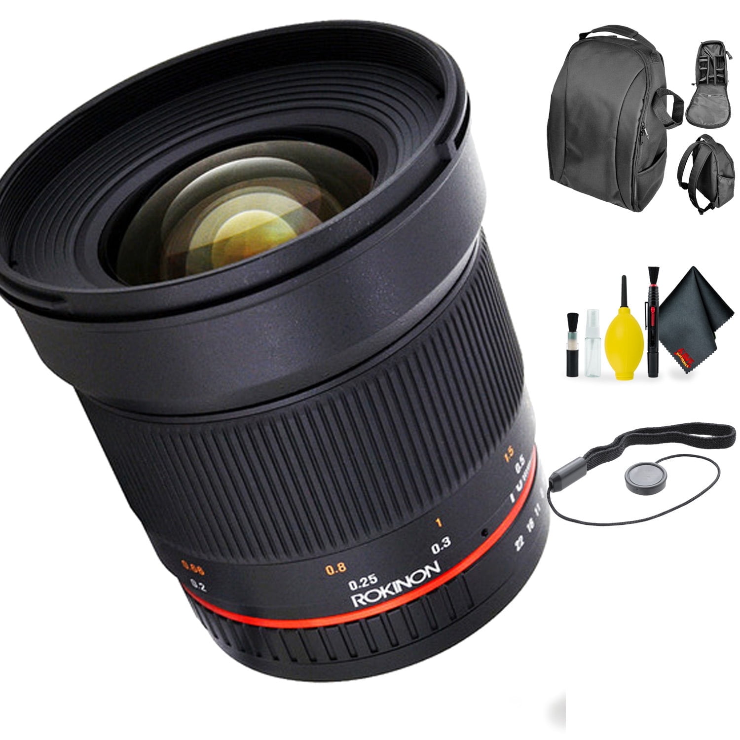 ROKINON 16MM f/2.0 Samsung NX + Deluxe Lens Cleaning Kit Bundle ...