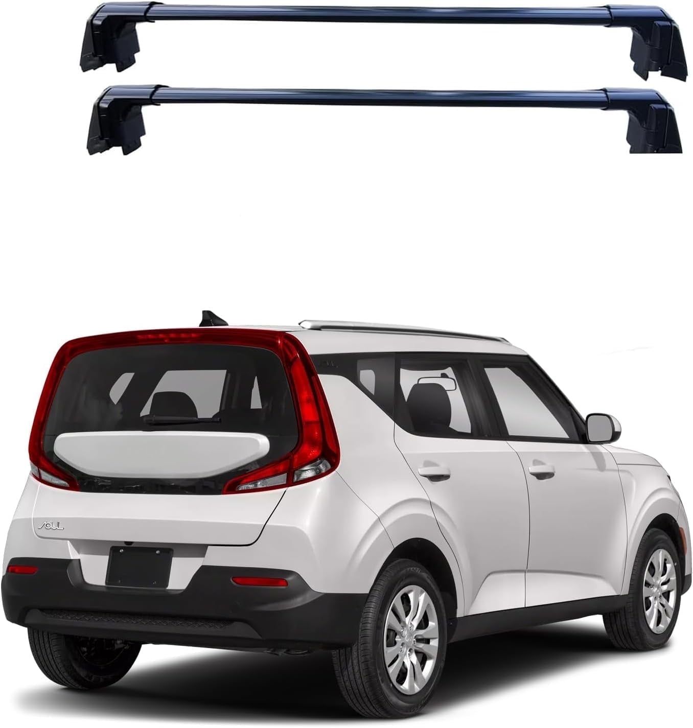 ROKIOTOEX Coyote Roof Rack Crossbars for 2020 - 2025 Soul Lockable ...