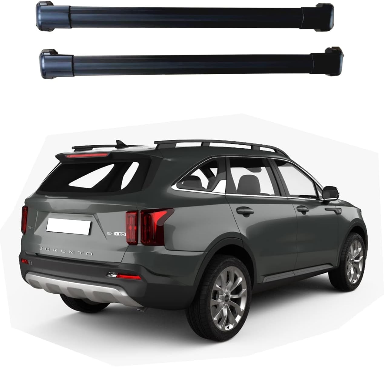 ROKIOTOEX Cobra Crossbars Fits 2021 – 2026 Kia Sorento X-Line Raised ...