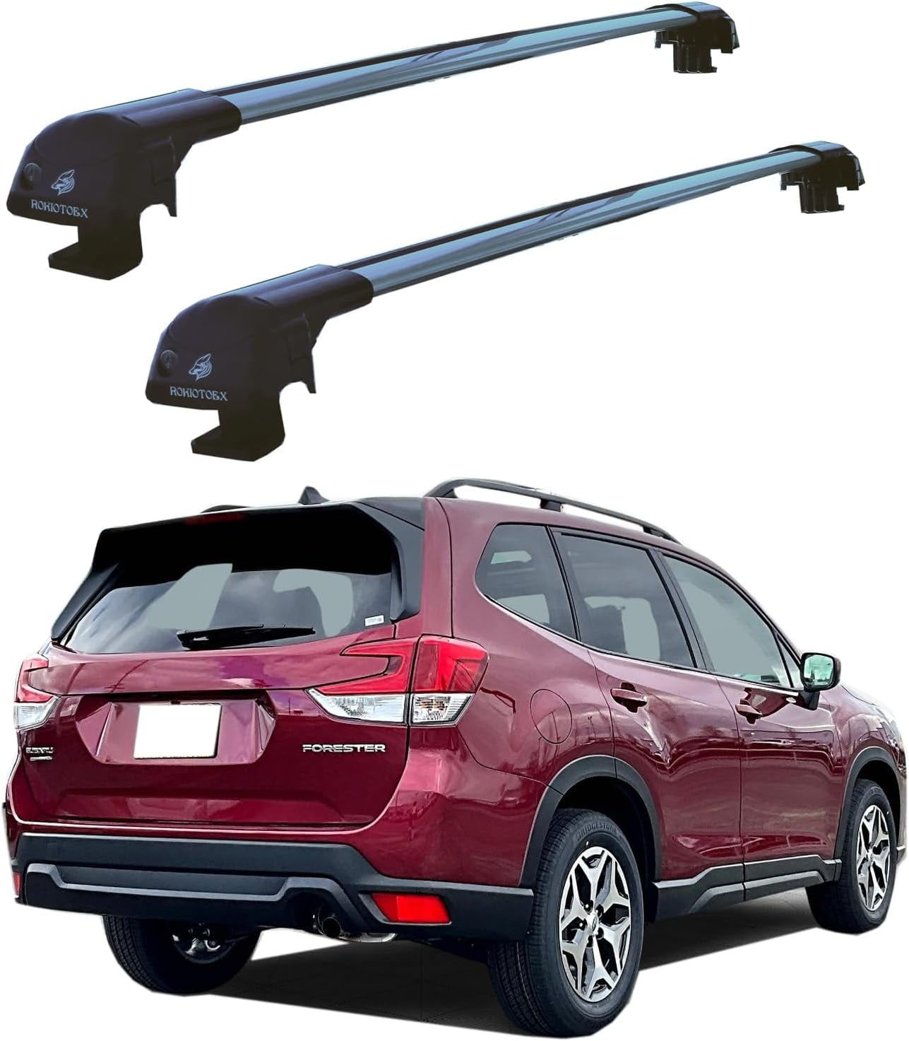 ROKIOTOEX Cobra Roof Rack Crossbars Fits 2019-2025 Subar-u Forester ...