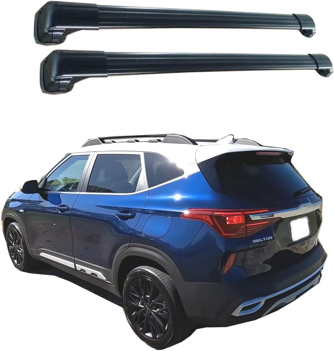 ROKIOTOEX Cobra Roof Rack Crossbars for 2021 - 2026 Seltos X-, Lockable ...