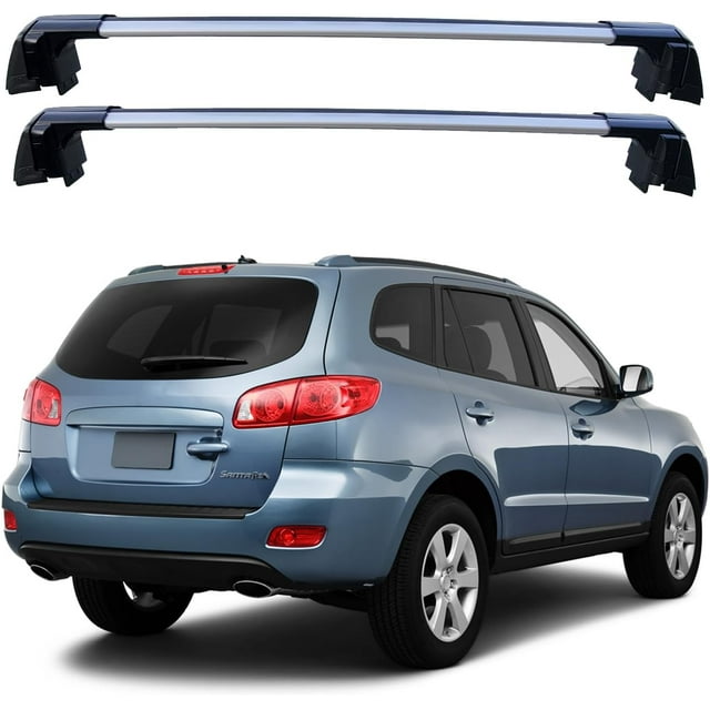 ROKIOTOEX Coyote Roof Rack Crossbars Fit for 2007-2012 Hyundai Santa Fe ...