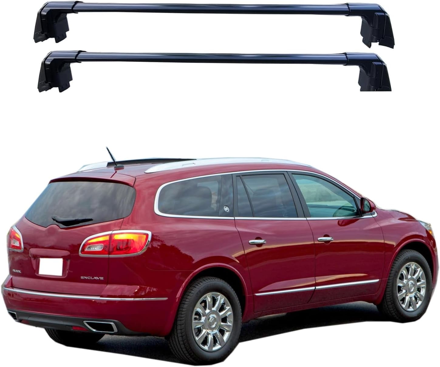 ROKIOTOEX Coyote Roof Rack Crossbars Fit for 2008-2017 Buic-k Enclave ...