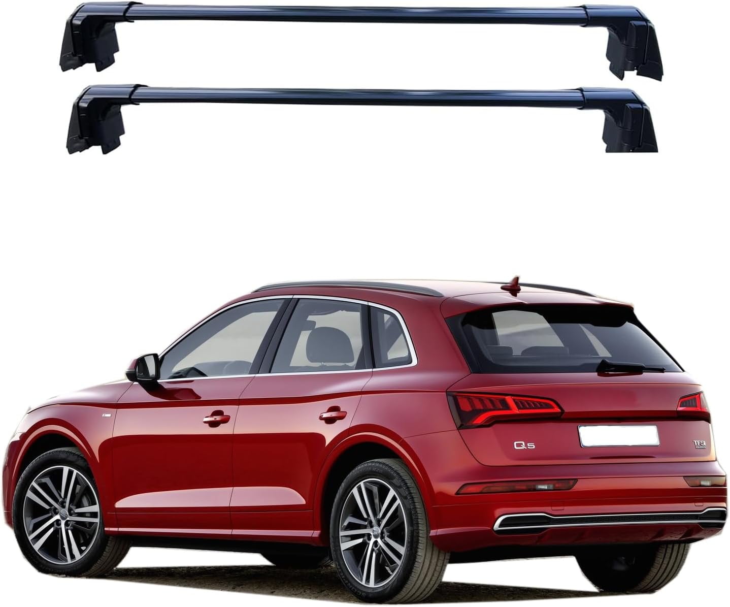 ROKIOTOEX Coyote Roof Rack Crossbars Fit for 2009-2017 AUD-i Q5, SQ5 ...
