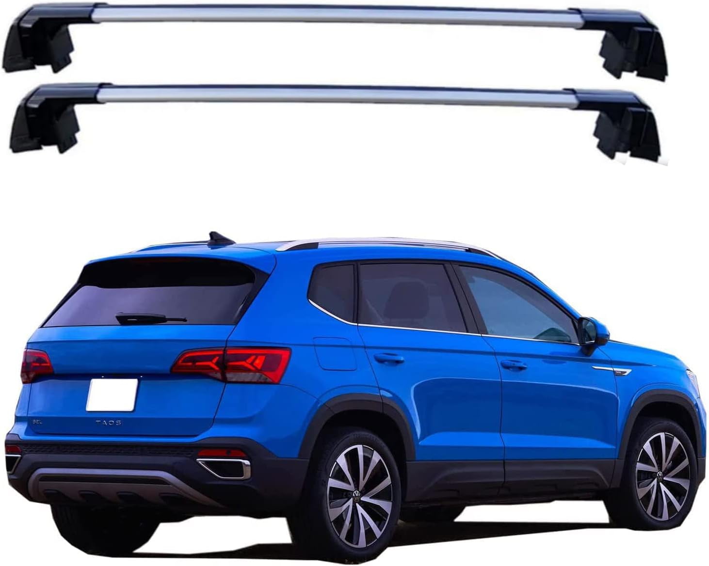 ROKIOTOEX Coyote Roof Rack Crossbars Fit for 2022-2025 Volkswage-n Taos ...