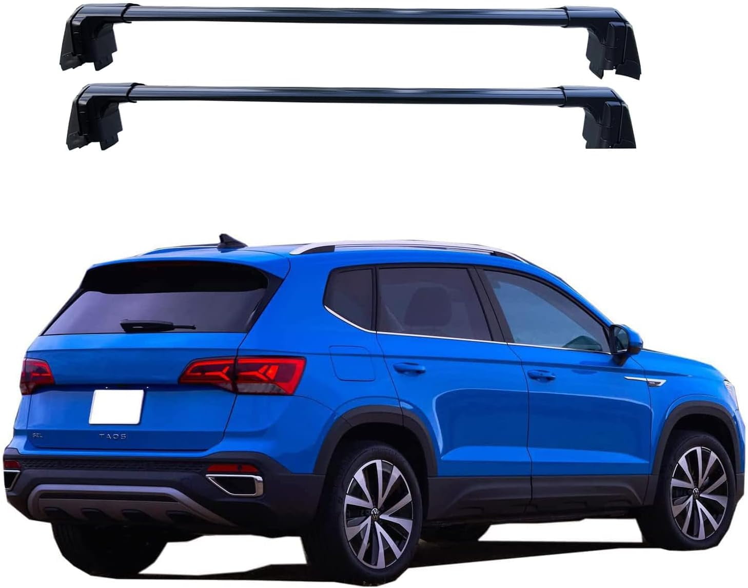 ROKIOTOEX Coyote Roof Rack Crossbars Fit for 2022-2025 Volkswage-n Taos ...