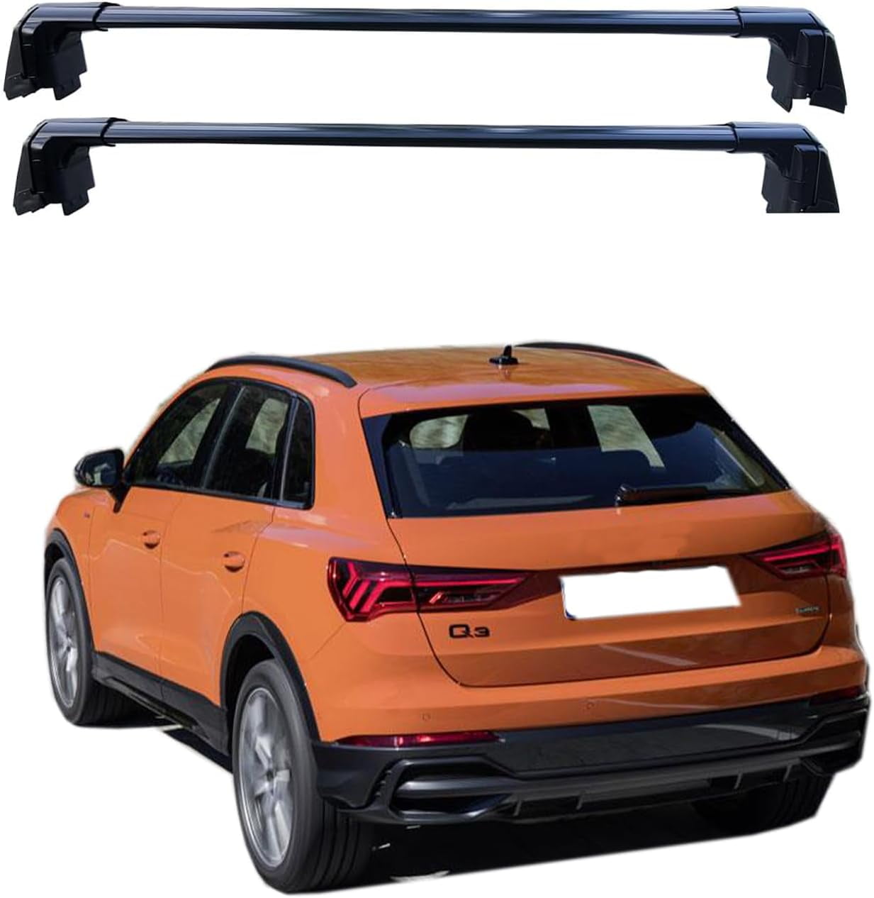 ROKIOTOEX Coyote Roof Rack Crossbars Fit for 2019-2025 AUD-i Q3 Flush ...