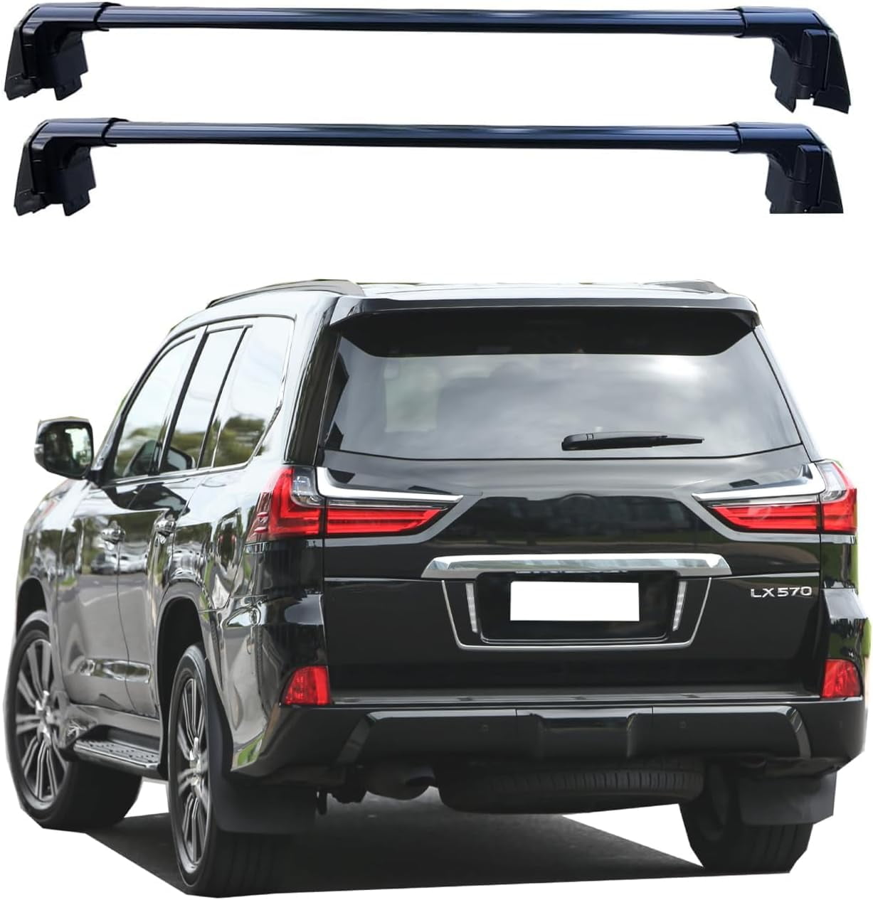 ROKIOTOEX Coyote Roof Rack Crossbars Fits 2016-2021 LX570 LX 570 Flush ...
