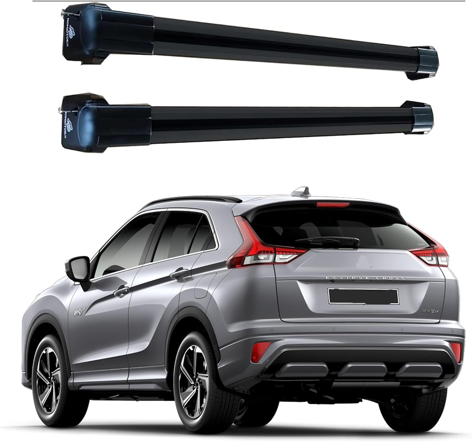 ROKIOTOEX Coyote Roof Rack Crossbars Fits 2018-2025 Eclipse Cross Flush ...