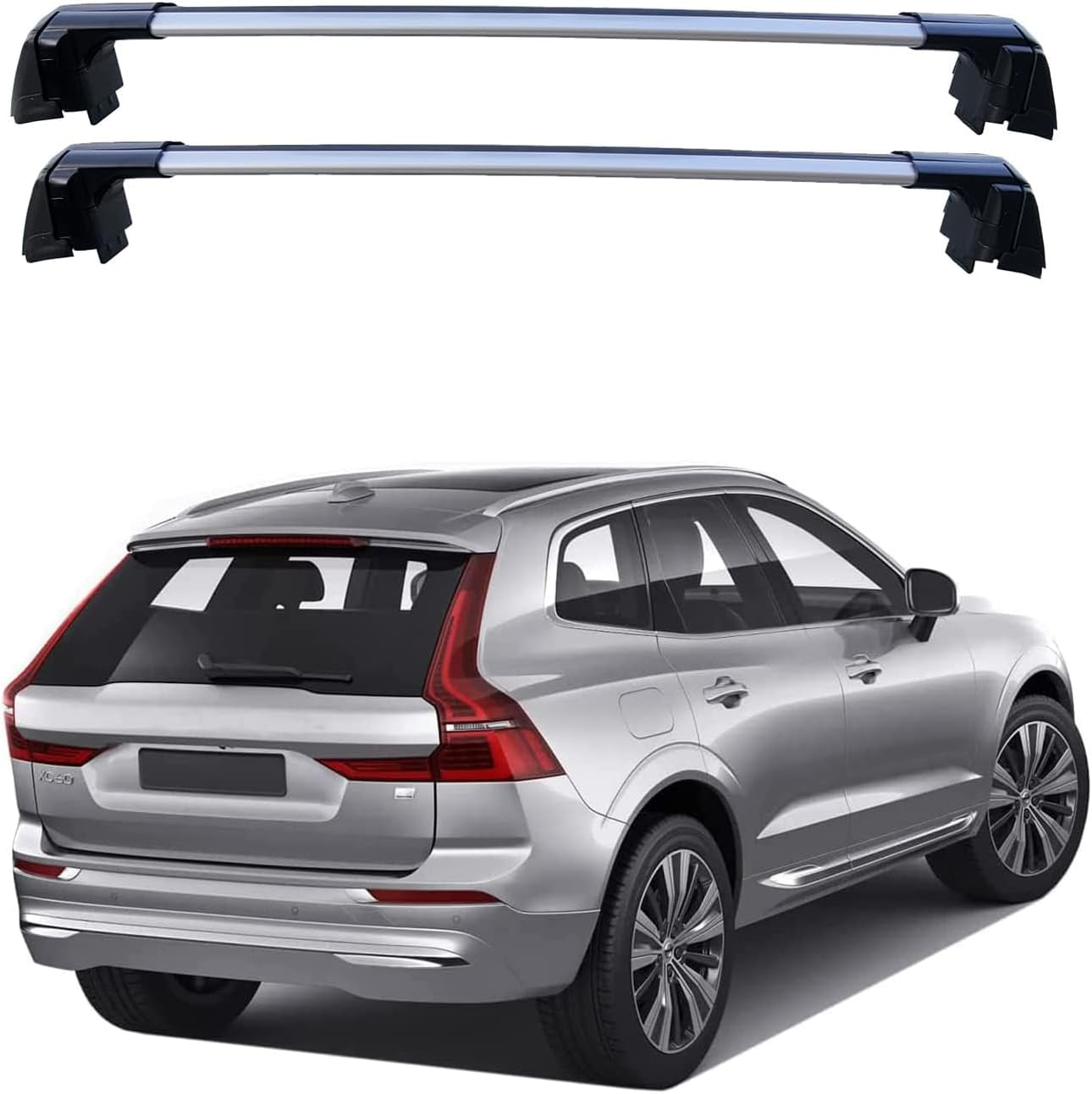 ROKIOTOEX Coyote Roof Rack Crossbars Fits 2018-2024 XC60, 2022-2024 ...