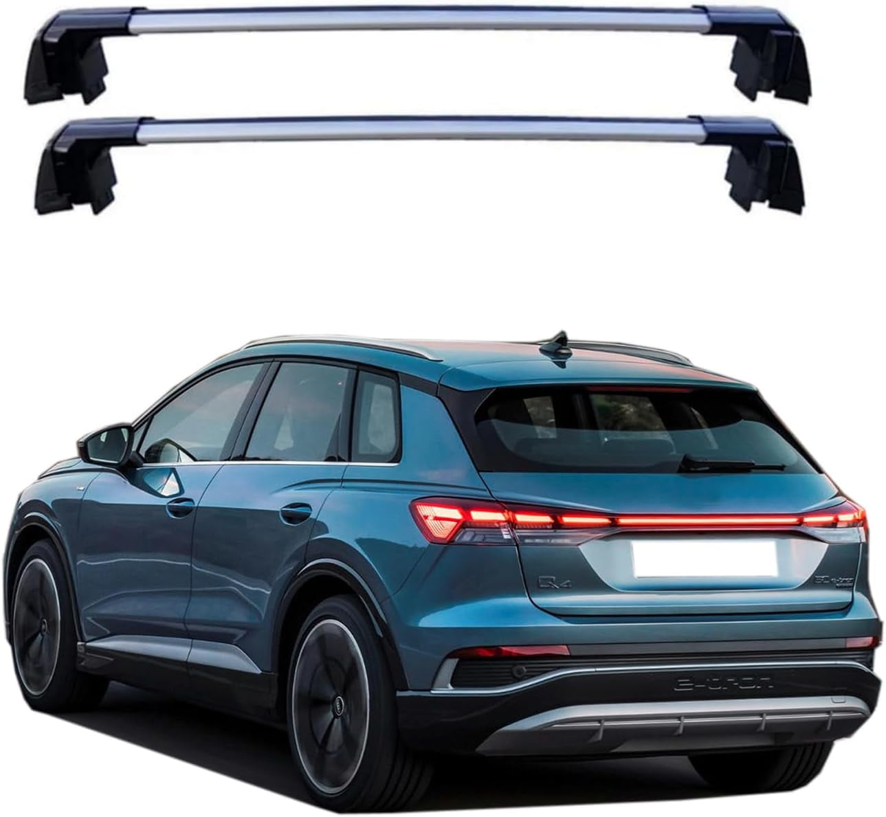 ROKIOTOEX Coyote Roof Rack Crossbars Fits 2022-2025 Q4 e-tron Flush ...