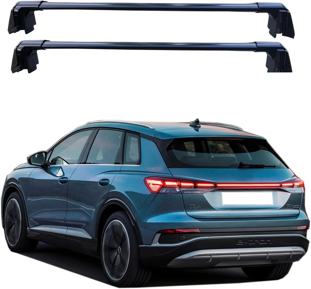ROKIOTOEX Coyote Roof Rack Crossbars Fits 2022-2025 Q4 e-tron Flush ...