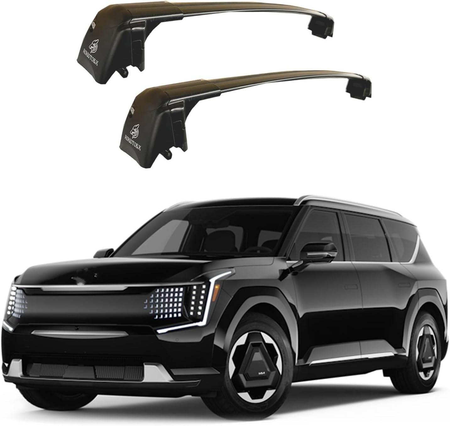 ROKIOTOEX Coyote Roof Rack Crossbars Fits 2024-2025 EV9 Black - Walmart.com