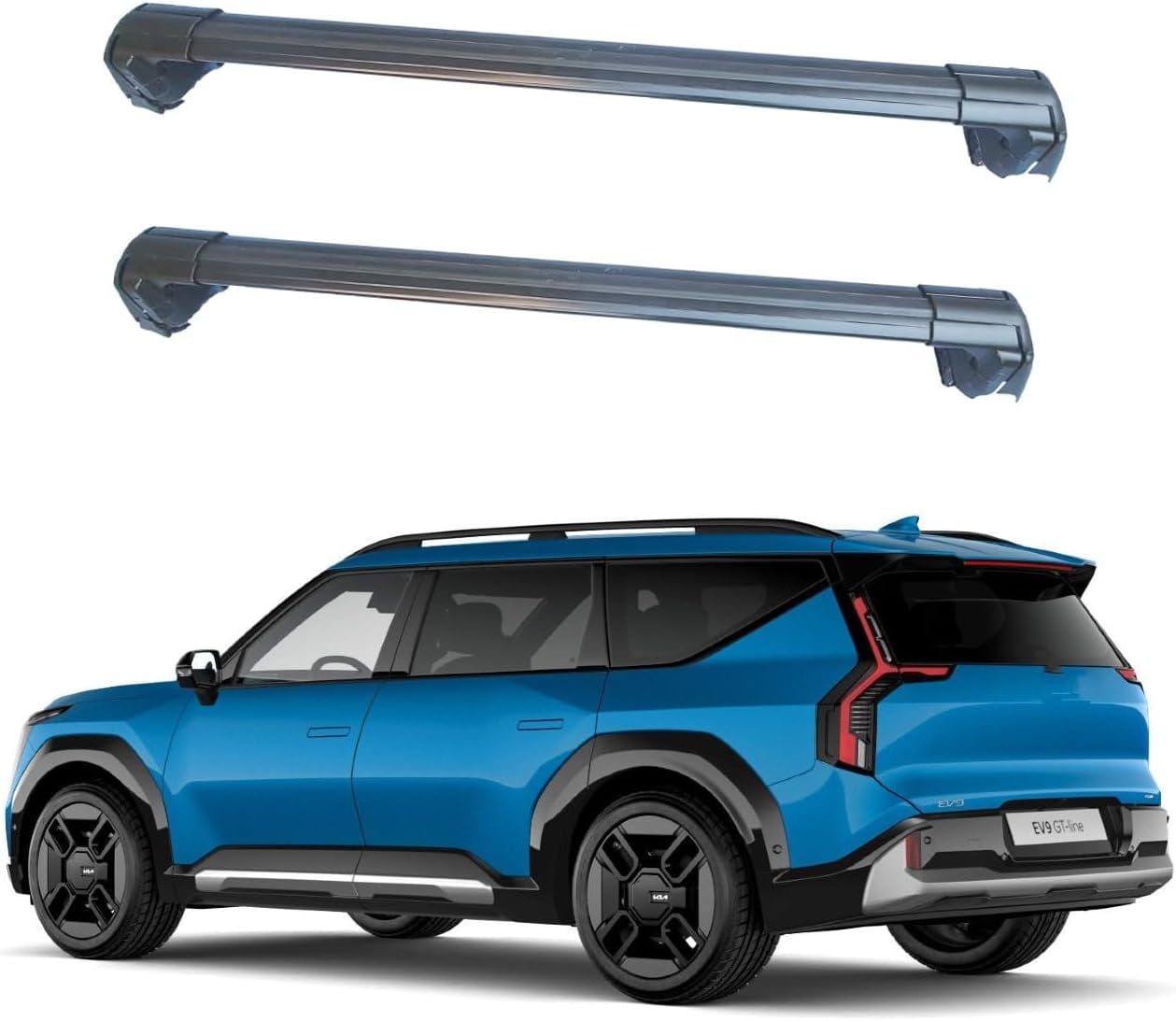 ROKIOTOEX Coyote Roof Rack Crossbars Fits 2024-2025 Ki-a EV9 GT-Line ...