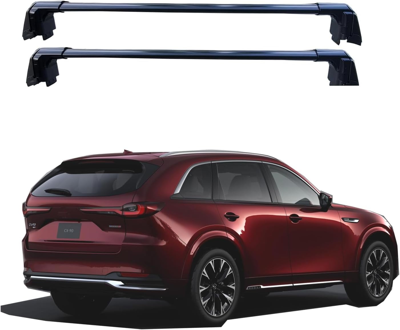ROKIOTOEX Coyote Roof Rack Crossbars Fits 2024-2025 Mazd-a CX-90 Cx90 ...