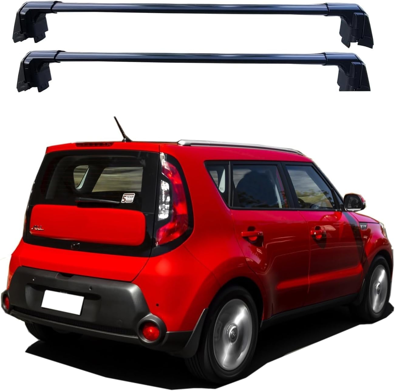 ROKIOTOEX Coyote Roof Rack Crossbars for 2014 - 2019 Soul Lockable ...