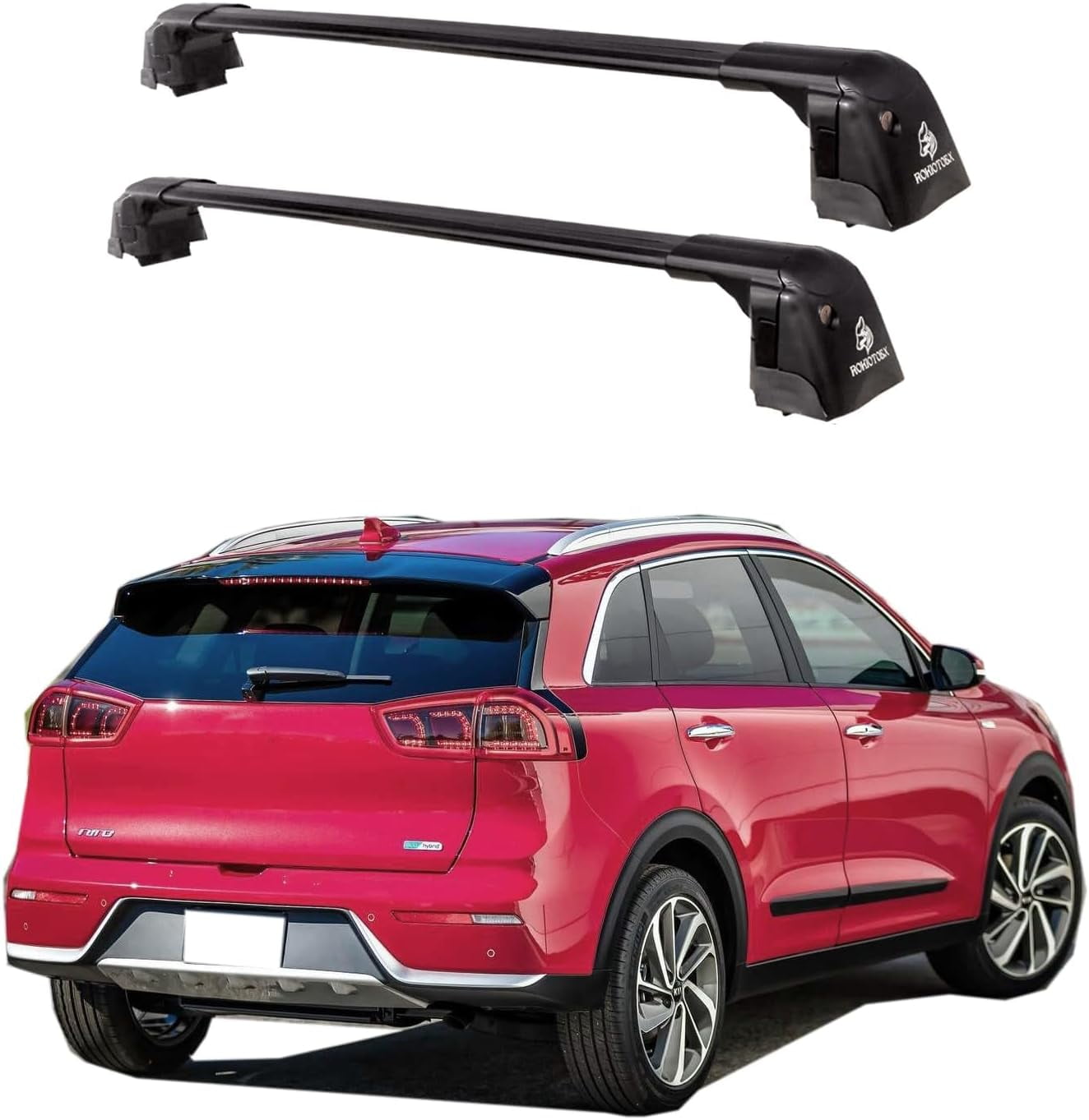 ROKIOTOEX Coyote Roof Rack Crossbars for 2017 - 2022 Niro, Lockable ...