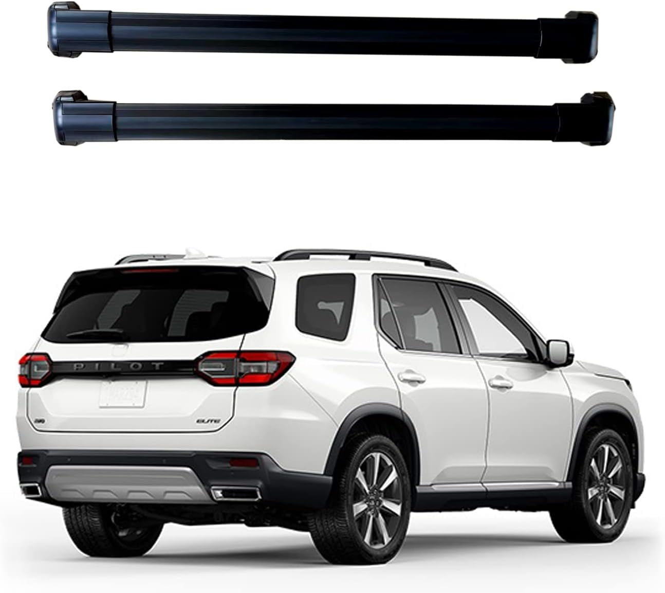 ROKIOTOEX Roof Rack Crossbars Fit for 2023-2025 Pilot Raised Side Rails ...