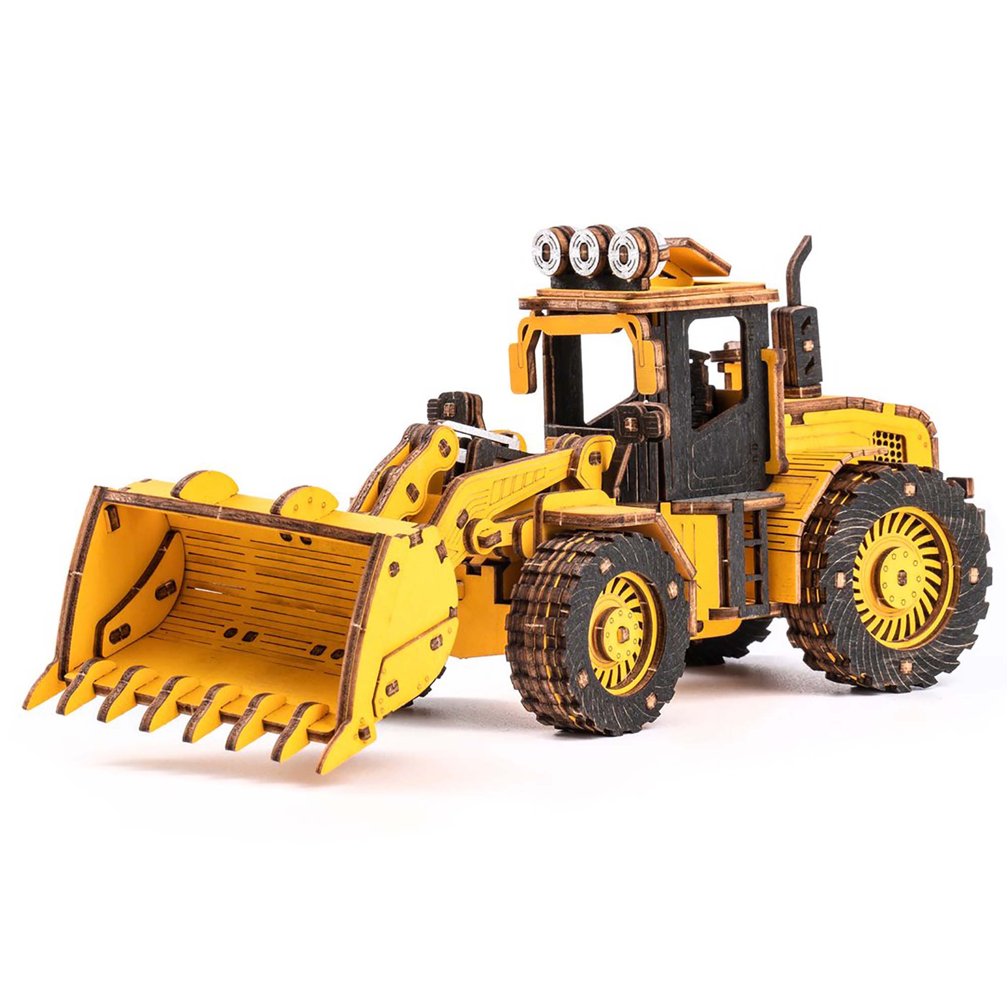 ROKR 3D Jigsaw Puzzle 204 Pieces Road Roller Engineering Vehicle Diy ...