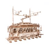 ROKR 3D Puzzle Classic City Tram Car Mechanical Gear Model Kit Birthday ...